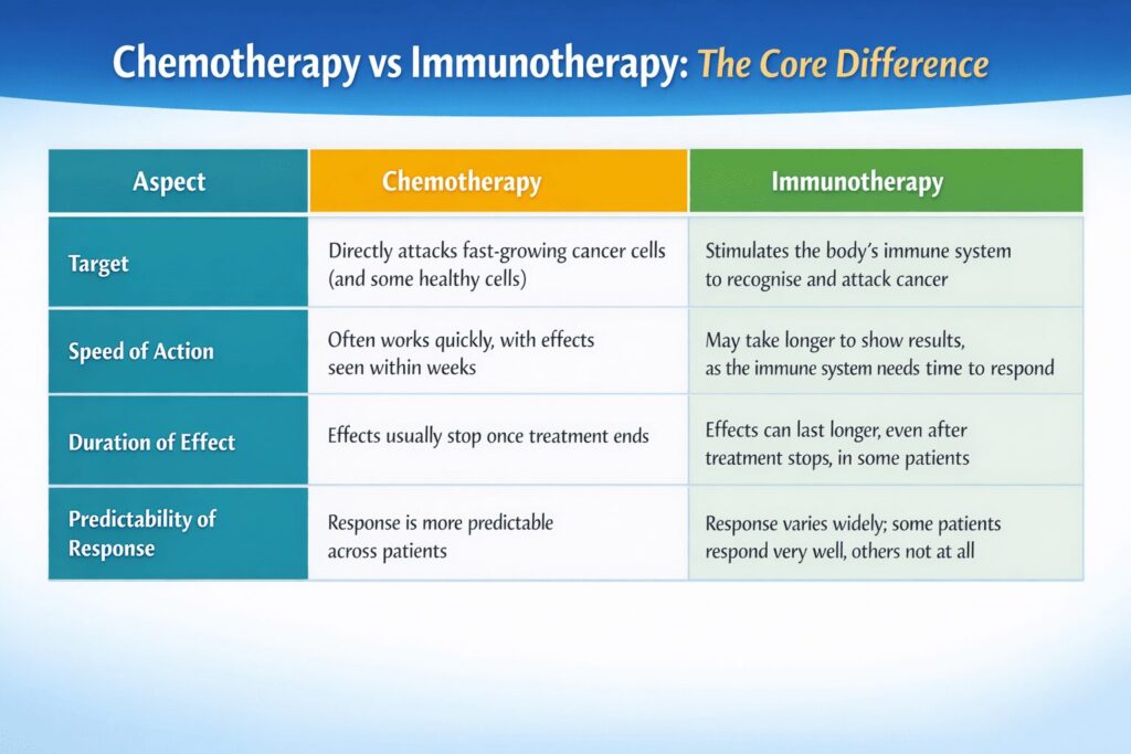 Chemotherapy vs. Immunotherapy: Which Is Better for Cancer Treatment?